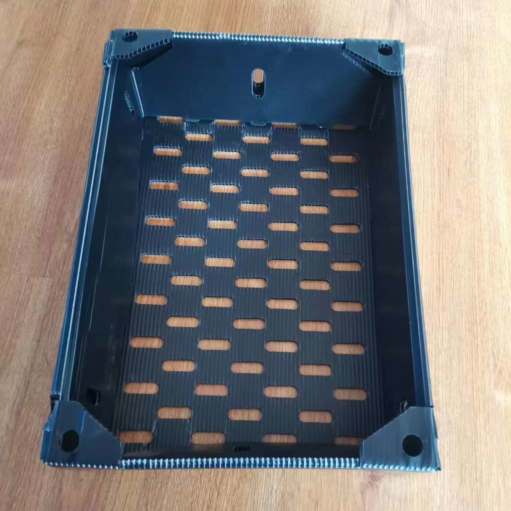 Waterproof Stackable Plastic Crates for Warehouse Storage